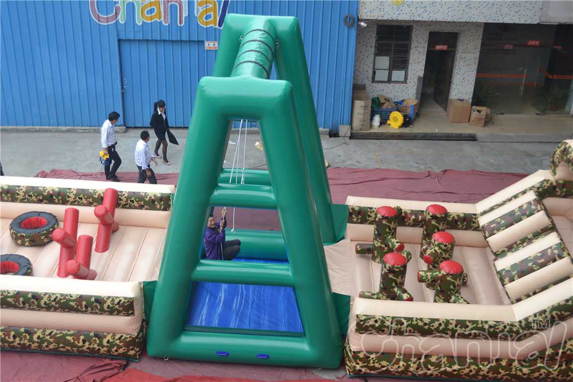 Army Inflatable Obstacle Course - Channal Inflatables