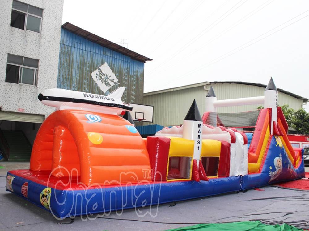 Rocket Inflatable Obstacle Course - Channal Inflatables