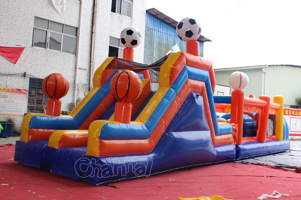 Sports Challenge Inflatable Obstacle Course - Channal Inflatables