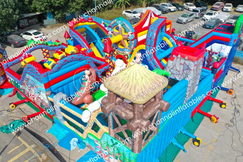 Giant Inflatable Funfair - Channal Inflatables