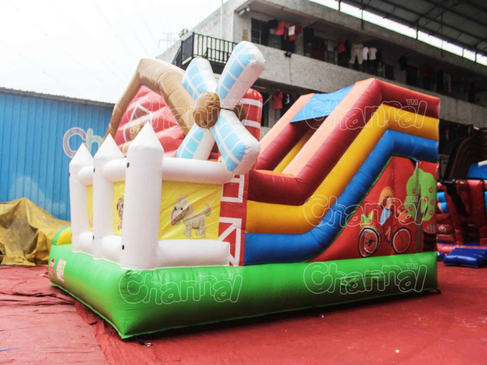 Farm Slide Playground - Channal Inflatables
