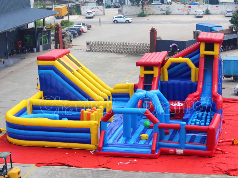Jump & Slide Large Playground - Channal Inflatables