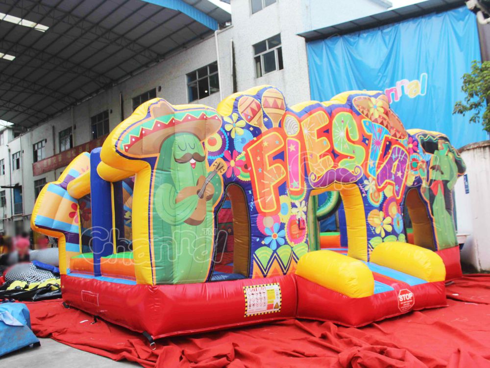 Mexican Fiesta Inflatable Playground - Channal Inflatables