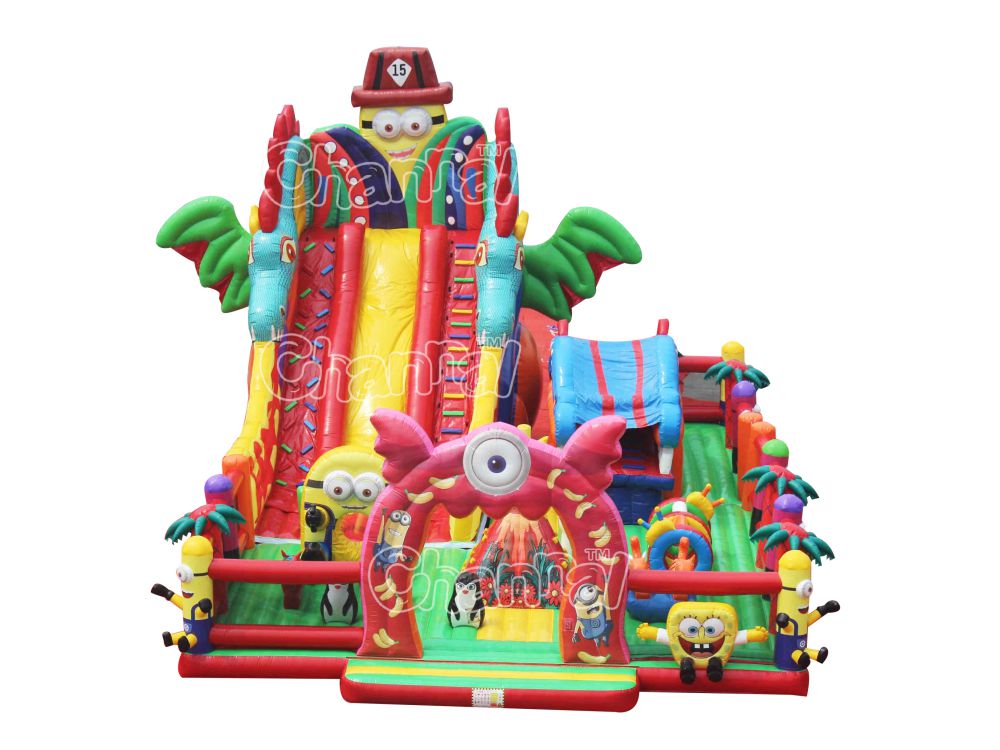 Giant Minion Slide Playground - Channal Inflatables