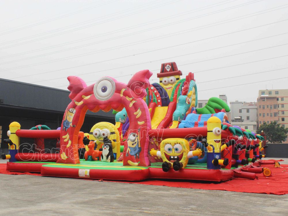 Giant Minion Slide Playground - Channal Inflatables