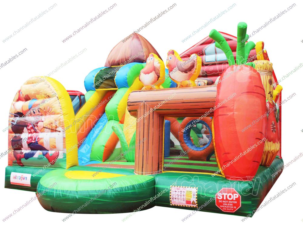 Farm Bounce House - Channal Inflatables