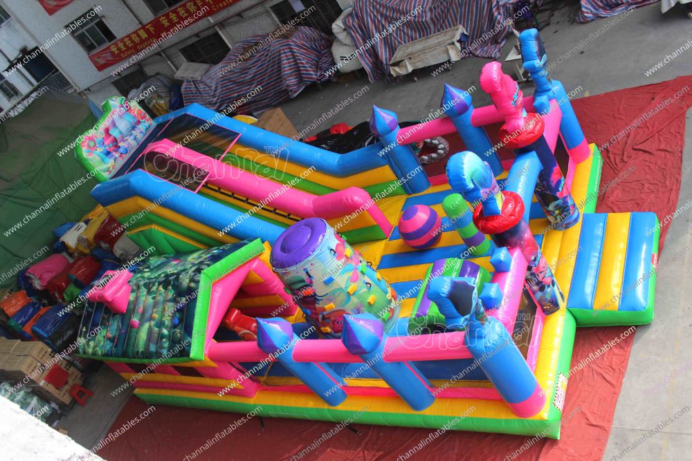 Trolls Inflatable Playground - Channal Inflatables