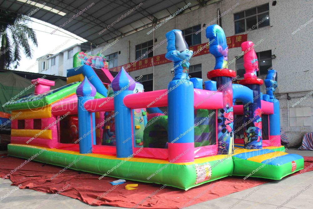 Trolls Inflatable Playground - Channal Inflatables