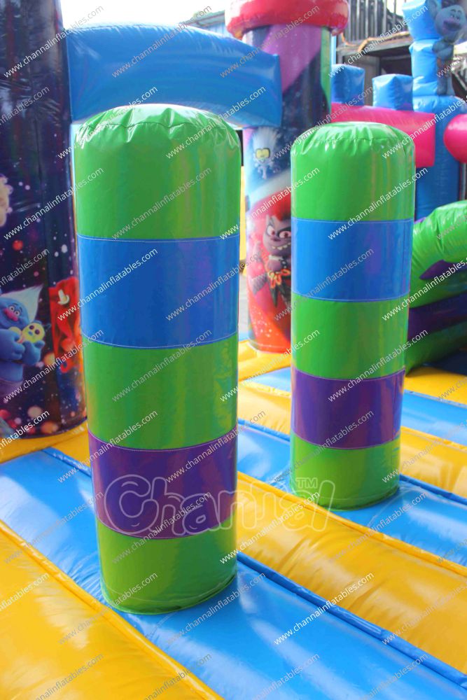 Trolls Inflatable Playground - Channal Inflatables