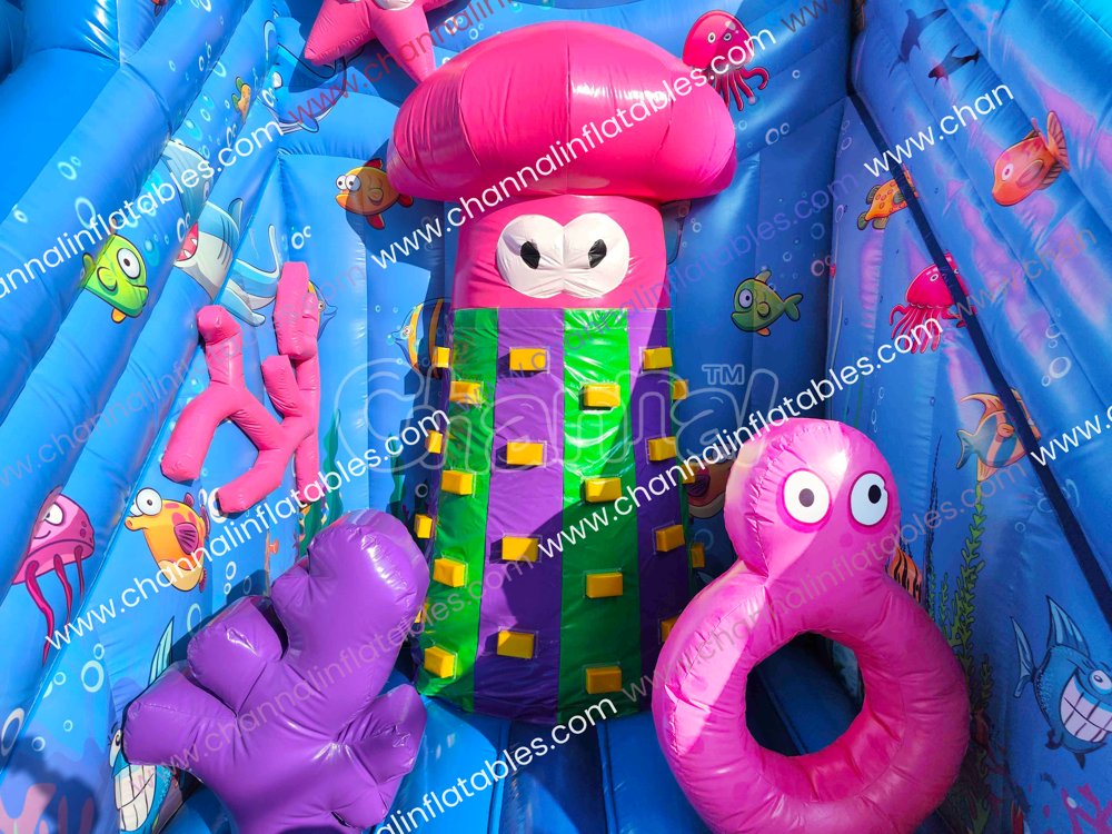 Large Ocean Inflatable Playground - Channal Inflatables