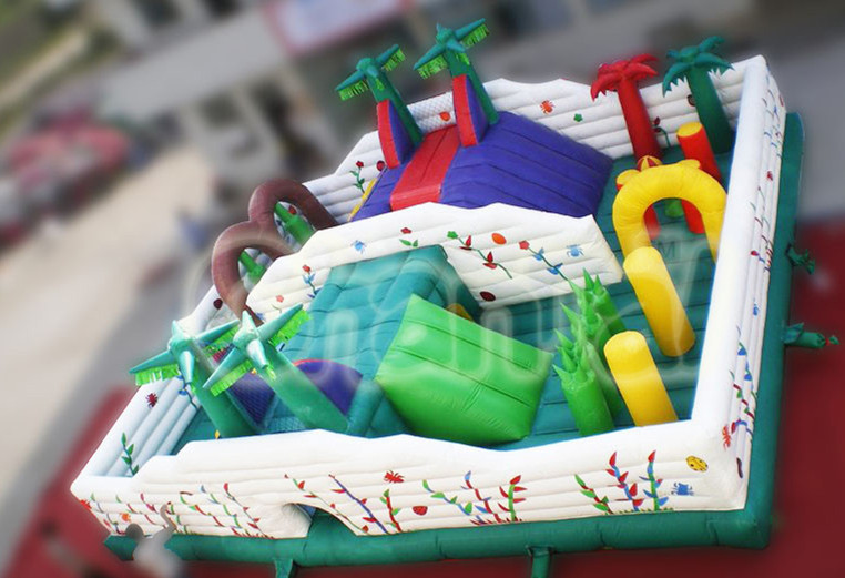 Plants And Bugs Inflatable Interactive Game - Channal Inflatables