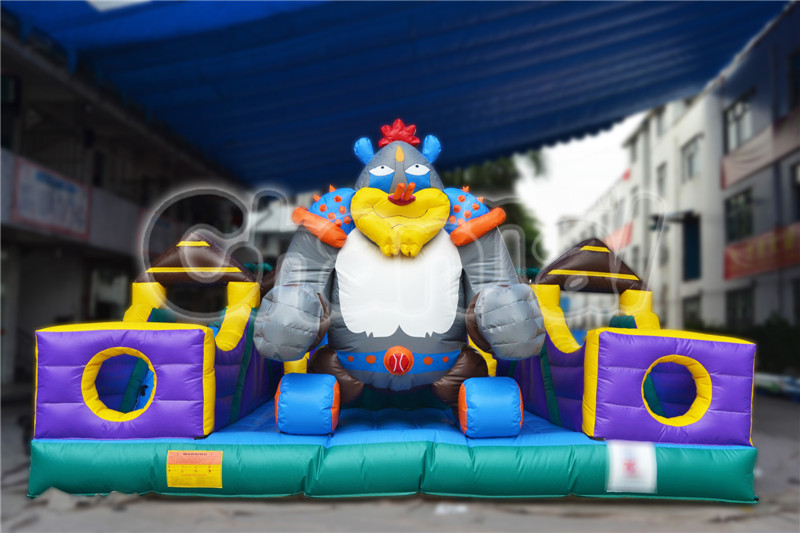 Inflatable Monster Battle Obstacle - Channal Inflatables