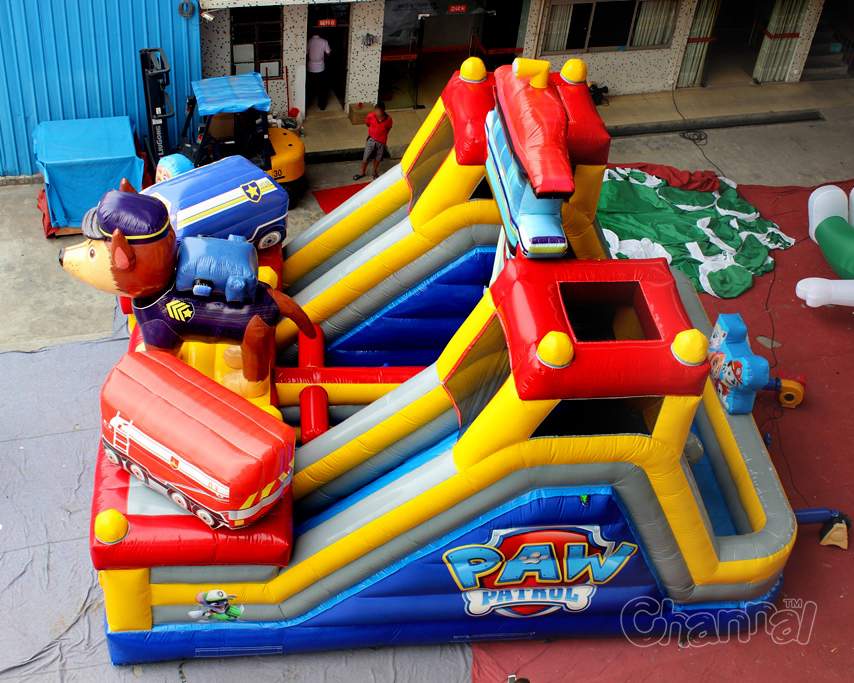 Paw Patrol Bounce Obstacle Course - Channal Inflatables