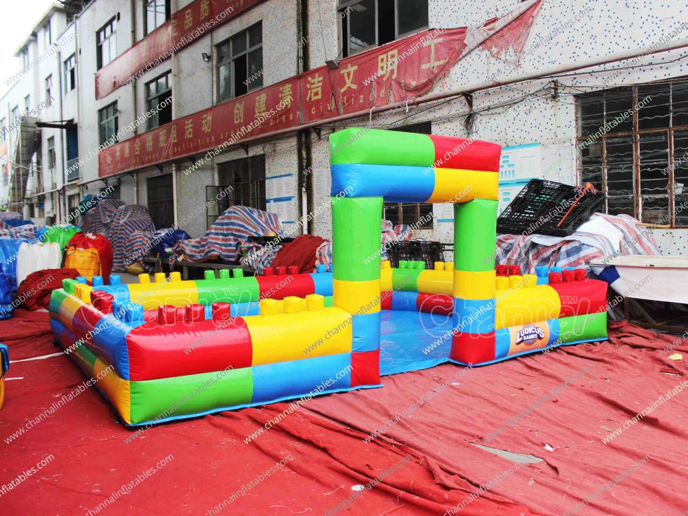 Foam Pit with Air Tube - Channal Inflatables