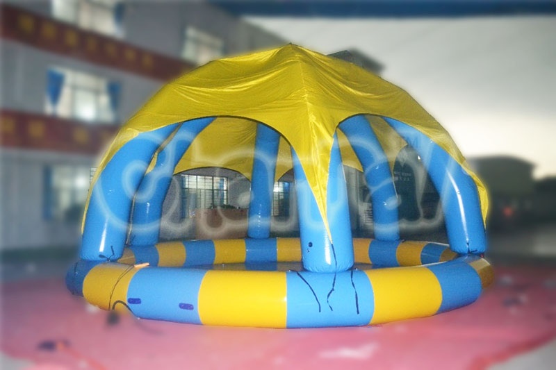 Inflatable Pool With Dome Tent - Channal Inflatables
