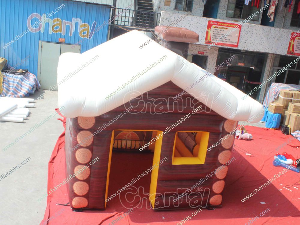 Inflatable Log Cabin - Channal Inflatables