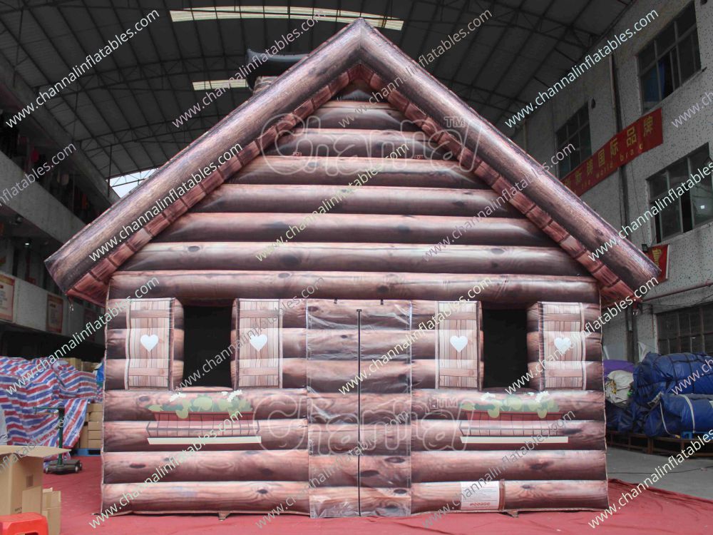 Inflatable Log House - Channal Inflatables