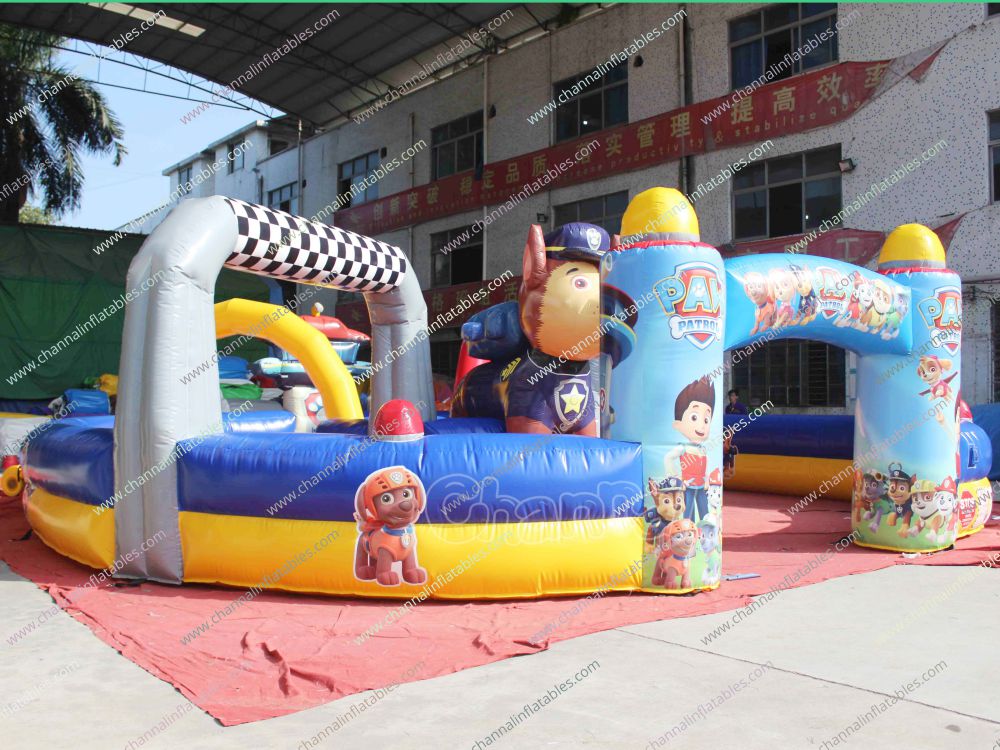 Paw Patrol Inflatable Race Track - Channal Inflatables
