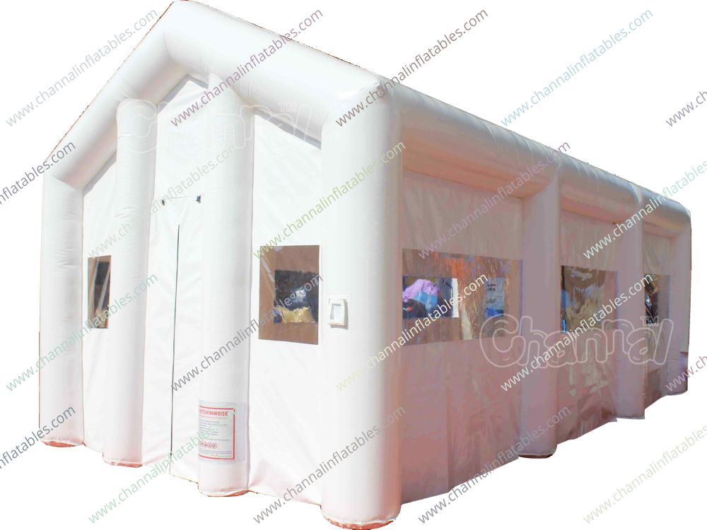 Large White Inflatable Tent - Channal Inflatables