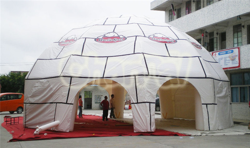 Large Inflatable Dome Tent - Channal Inflatables