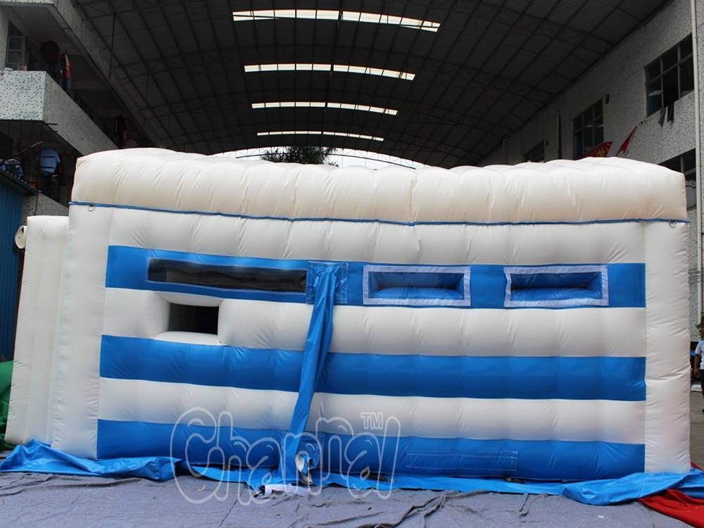 Blue White Inflatable Tent - Channal Inflatables