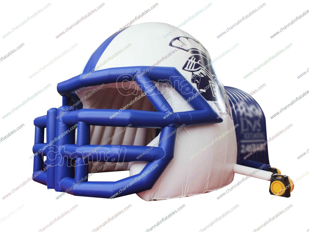 Blow Up Helmet Run Through Tunnel - Channal Inflatables