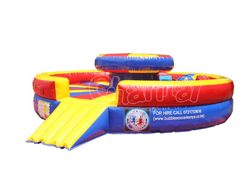 Round Inflatable Jousting Arena with Sticks - Channal Inflatables