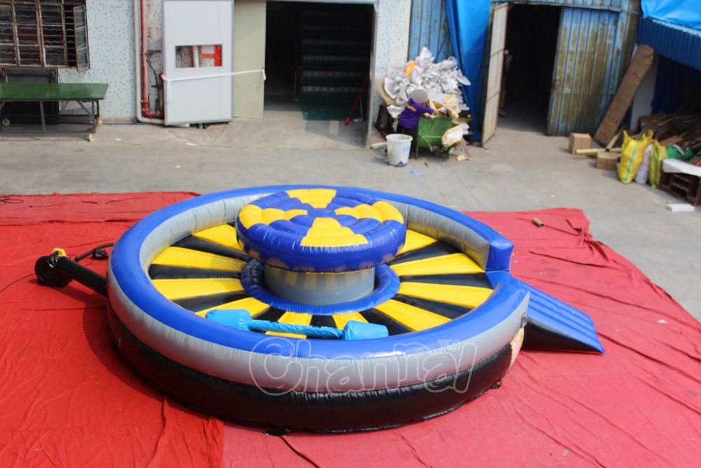 Round Inflatable Jousting Arena with Sticks - Channal Inflatables