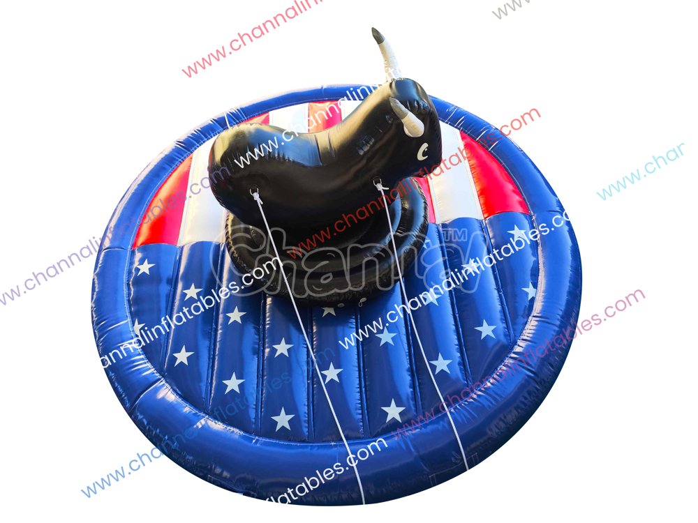 American Flag Pull Rodeo - Channal Inflatables