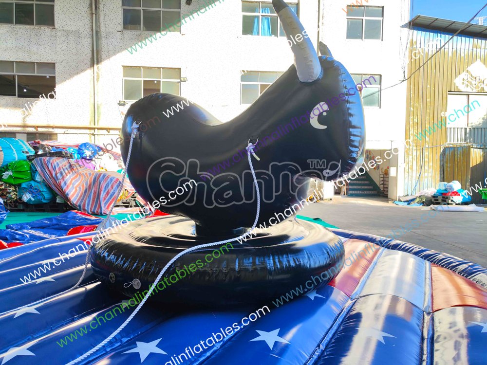 American Flag Pull Rodeo - Channal Inflatables