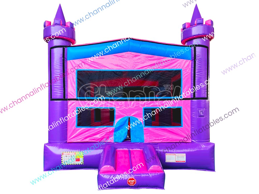 Purple Bouncy Castle - Channal Inflatables