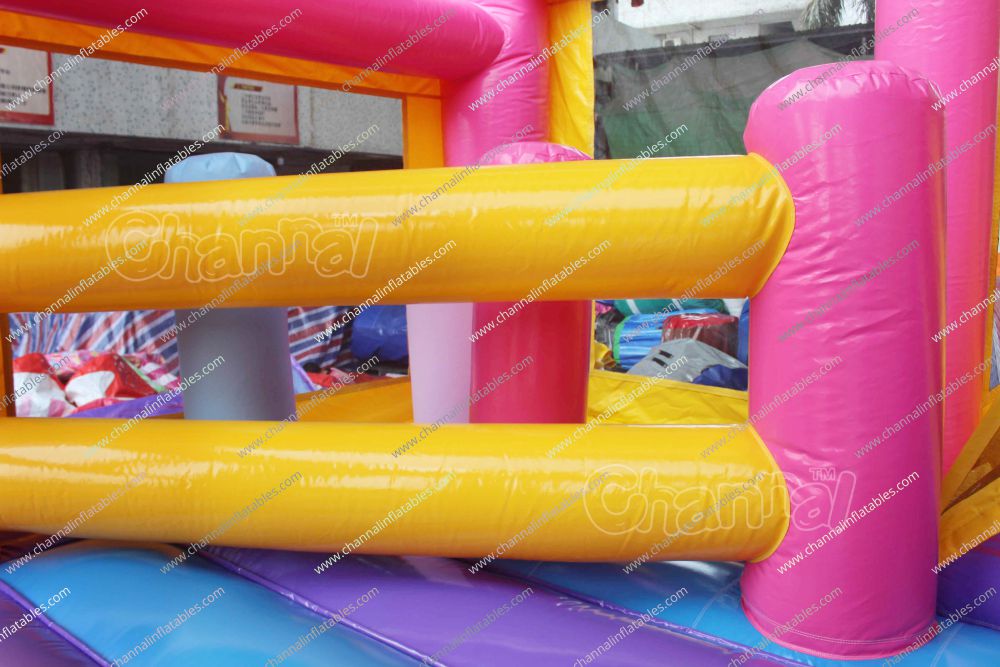 Pink Modular 5 in 1 Water Combo - Channal Inflatables