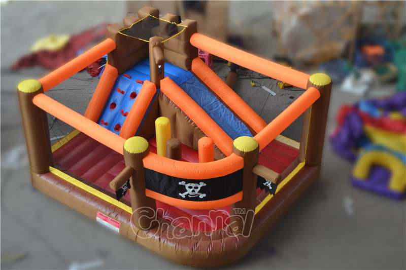 Pirate Ship Inflatable Nylon Bouncer - Channal Inflatables