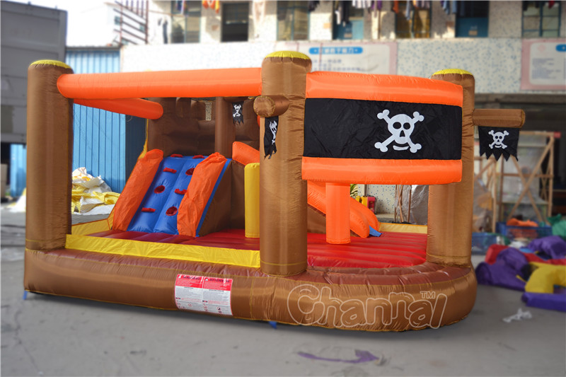 Pirate Ship Inflatable Nylon Bouncer - Channal Inflatables