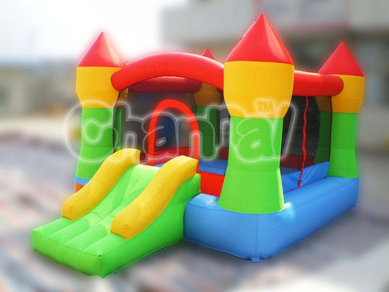 4 Colors Castle Inflatable Nylon Bouncer - Channal Inflatables