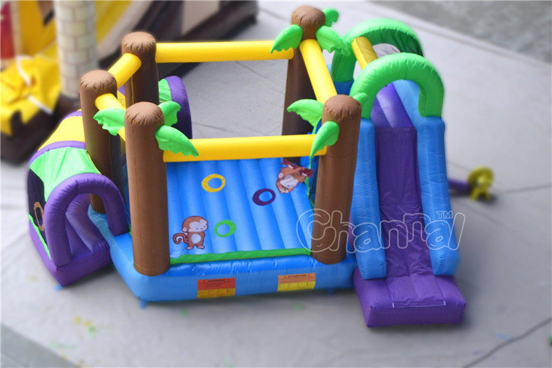Monkey Explorer Bounce House - Channal Inflatables