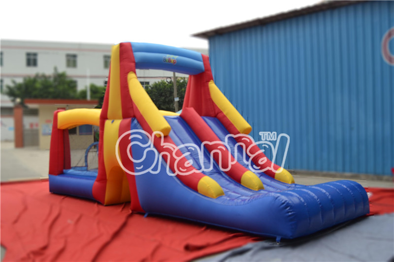 Dual Lanes Slide Nylon Combo - Channal Inflatables