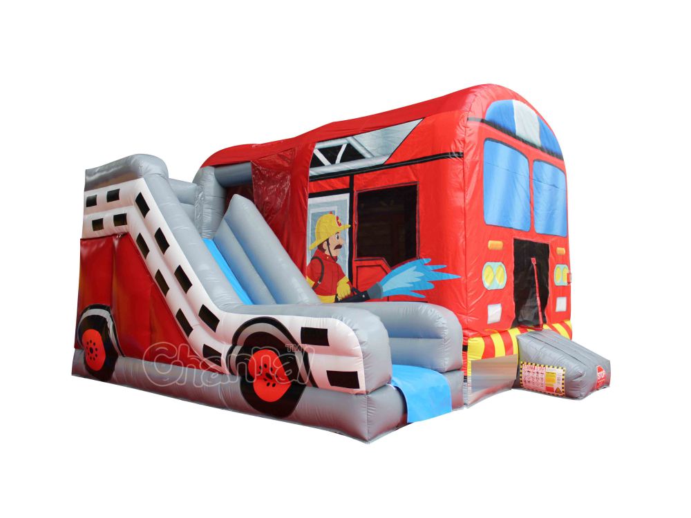 Fire Truck Bounce House - Channal Inflatables