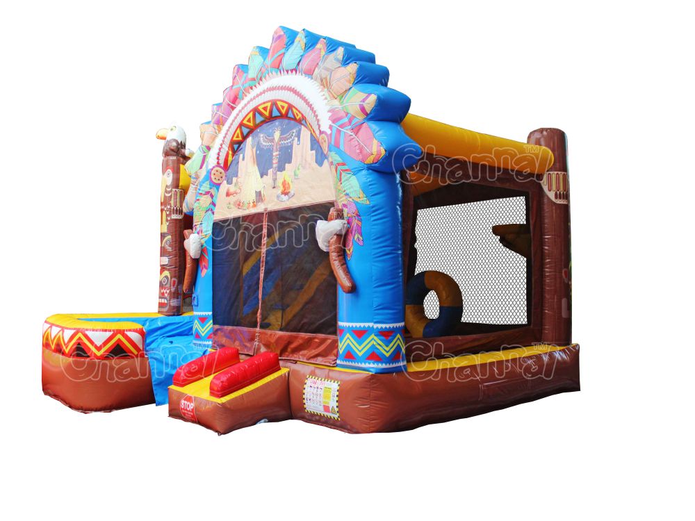 Native American Inflatable Combo - Channal Inflatables