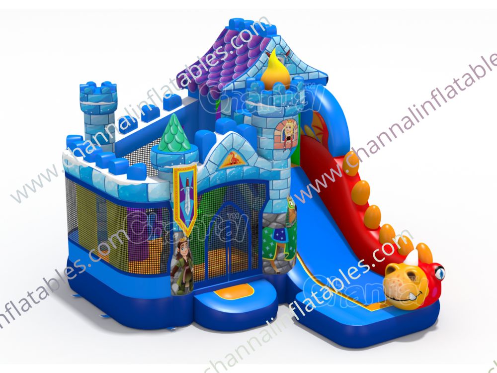 Dragon Castle Inflatable Combo - Channal Inflatables