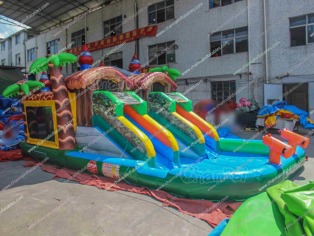 Animal Dual Slide Pool - Channal Inflatables