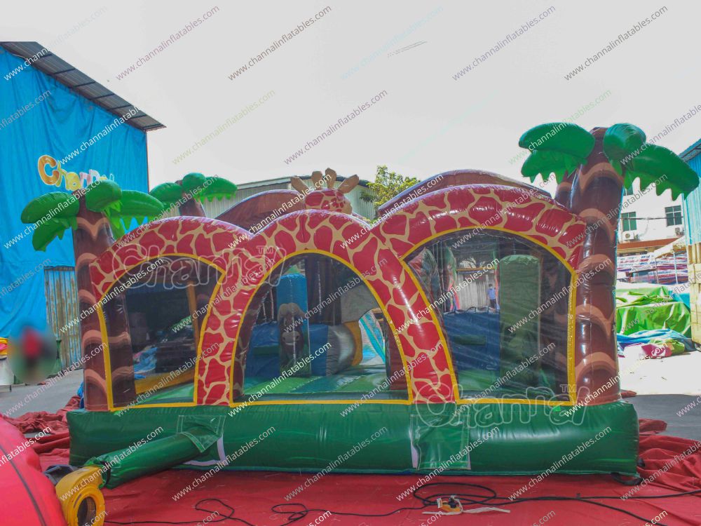 Animal Dual Slide Pool - Channal Inflatables