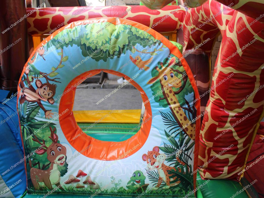 Animal Dual Slide Pool - Channal Inflatables