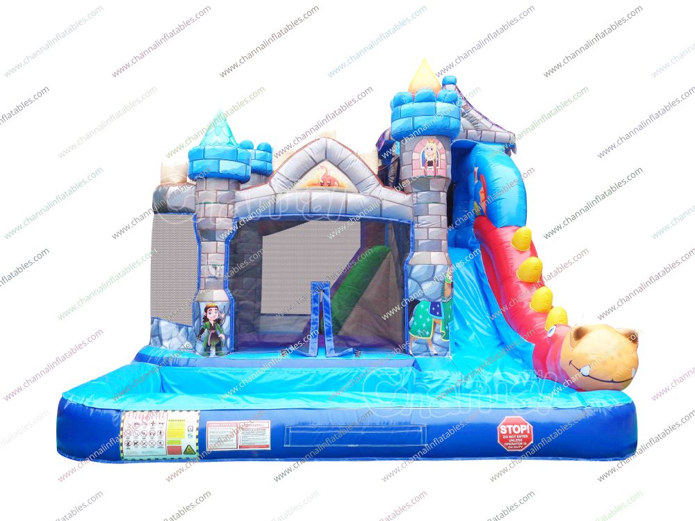 Dragon Castle Inflatable Combo - Channal Inflatables