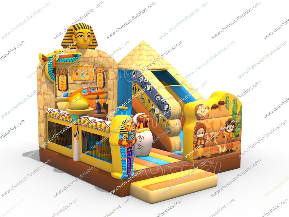 Ancient Egypt Inflatable Combo - Channal Inflatables
