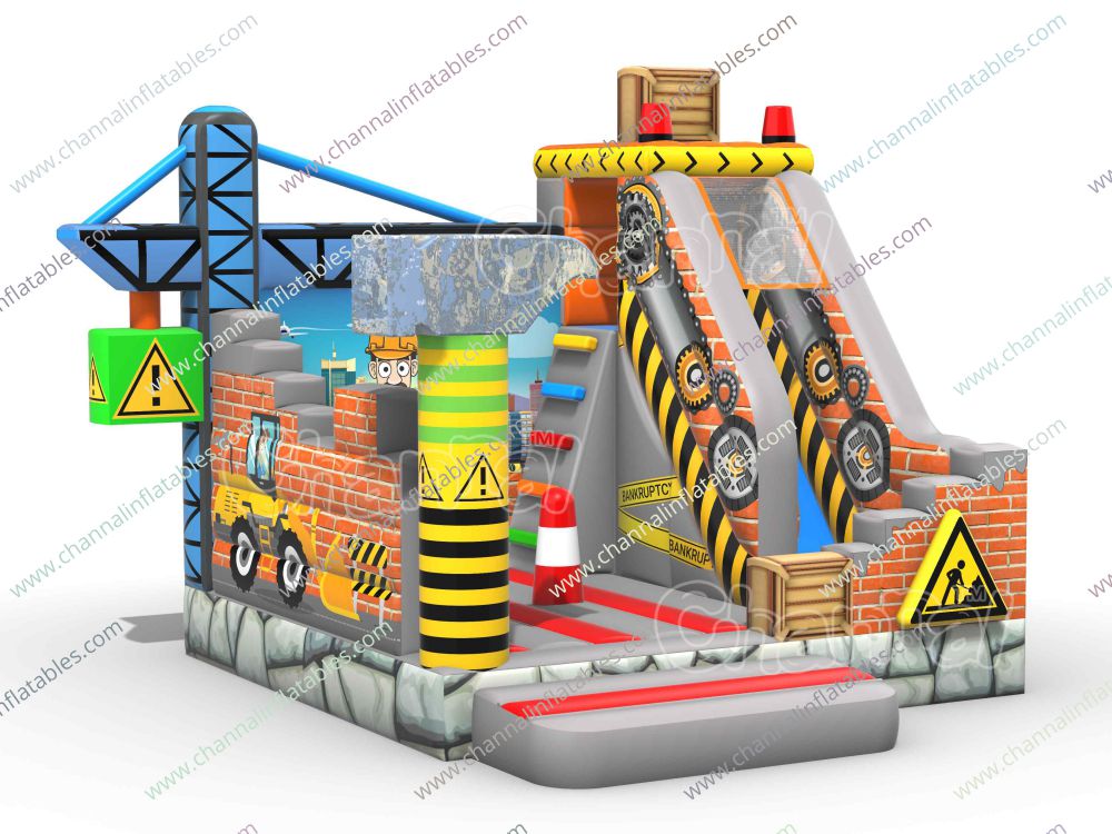 Construction Site Inflatable Combo - Channal Inflatables