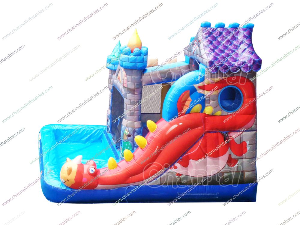 Dragon Castle Inflatable Combo - Channal Inflatables