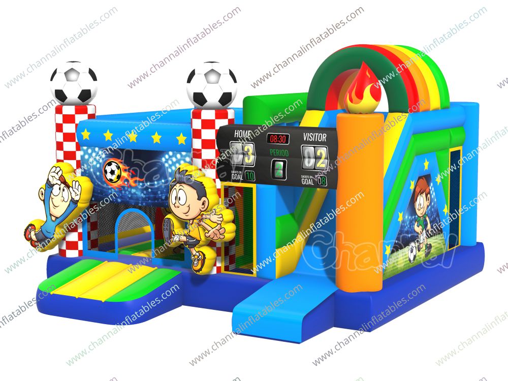 Football Championship Inflatable Combo - Channal Inflatables