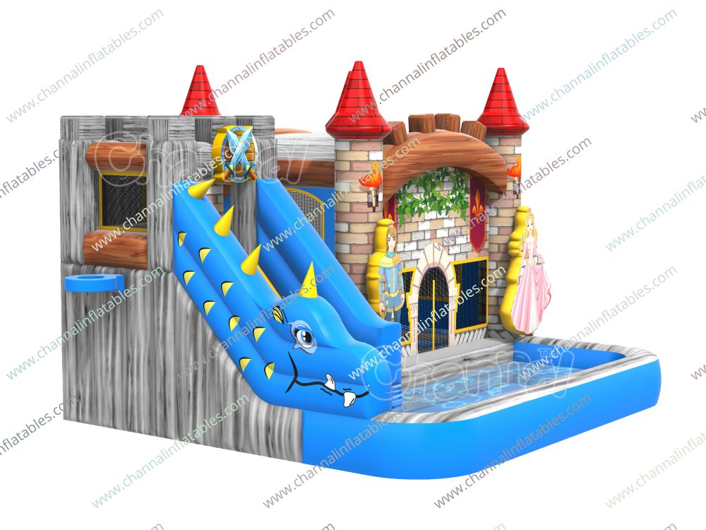Royal Castle Inflatable Combo - Channal Inflatables