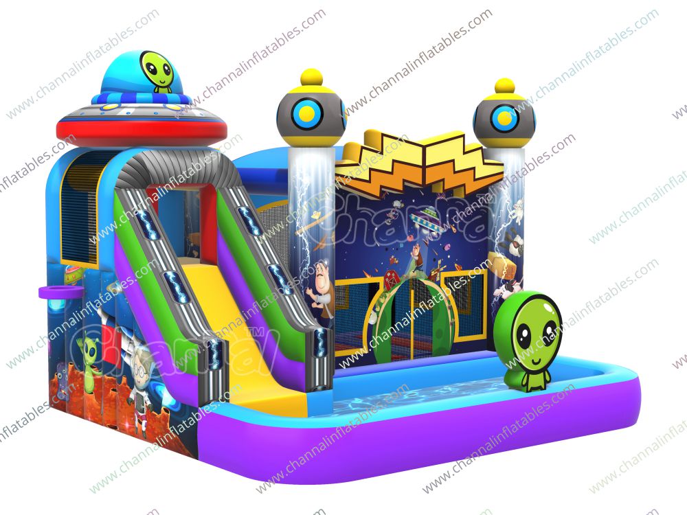 Alien Abduction Water Combo - Channal Inflatables